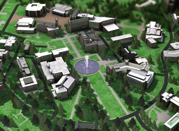 3d Design Campus Map Qa Graphics