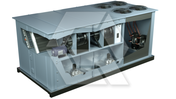 3D Equipment Library - Roof Top Units | QA Graphics, Des Moines, IA
