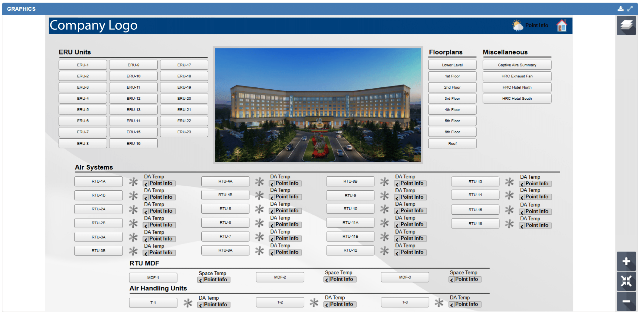 Building Automation System (BAS) Graphics | QA Graphics