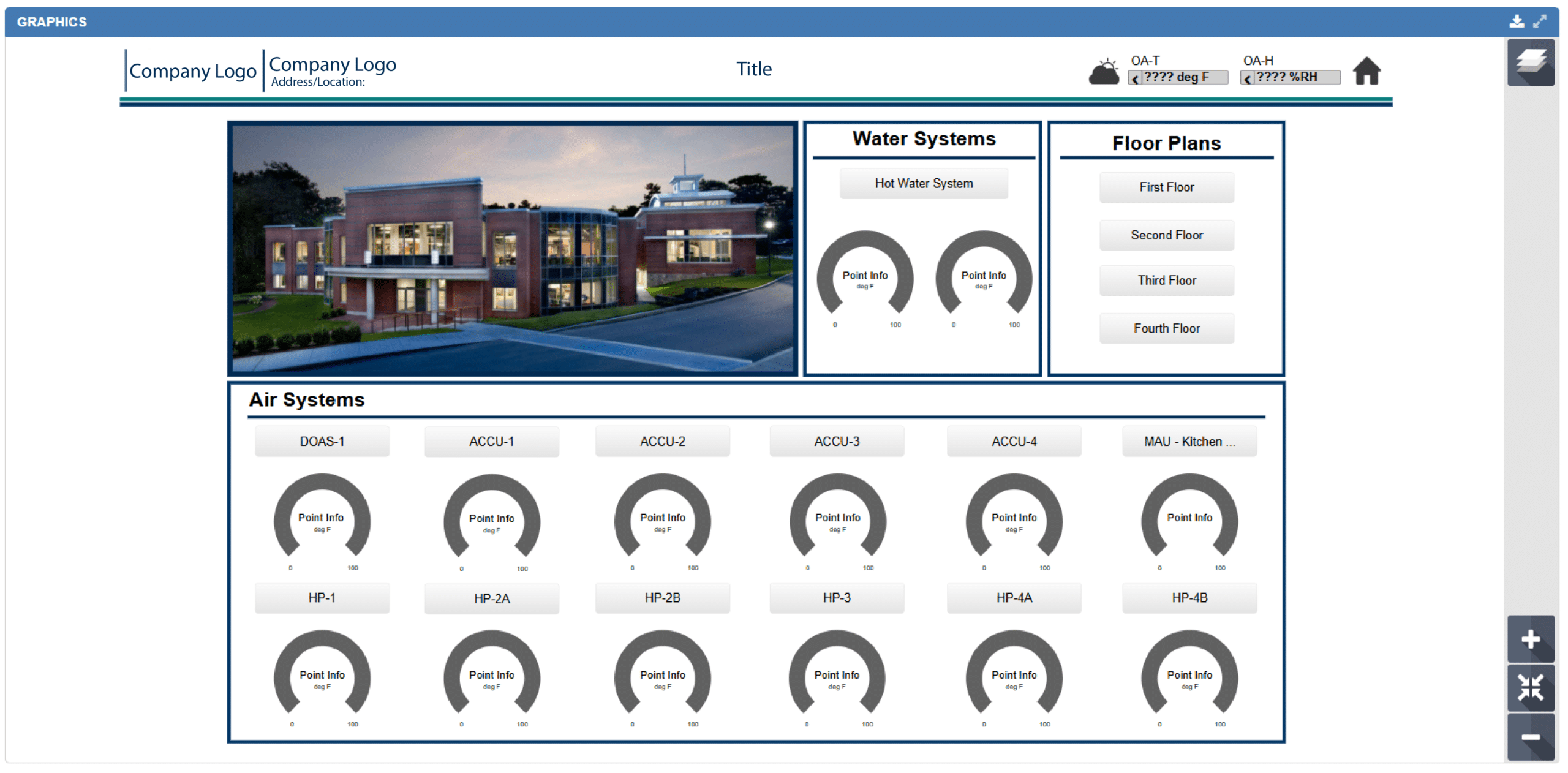 Building Automation System (BAS) Graphics | QA Graphics